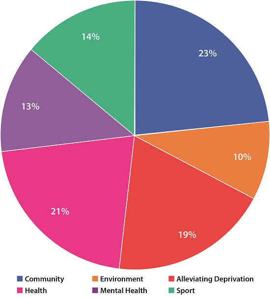 12 Months and 179 Organisations Supported