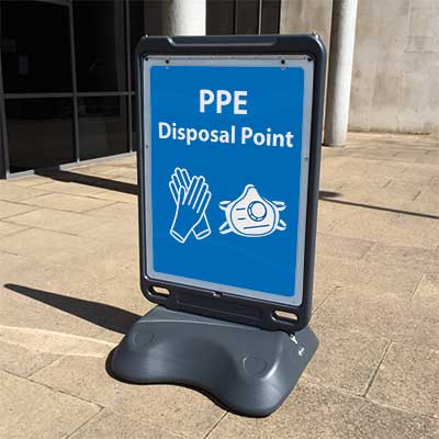 Advocate™ PPE / Social Distancing Poster Display Sign - Glasdon ...
