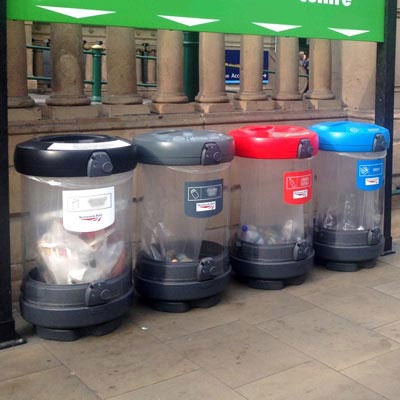 C-Thru™ General Waste Bin by Glasdon