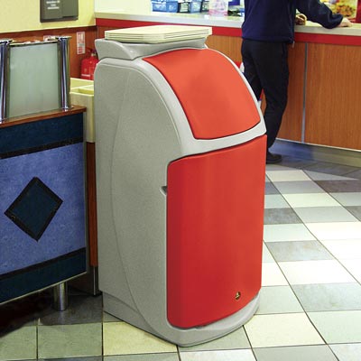 Combo™ Catering Waste Bin by Glasdon