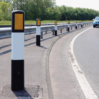 Hazardmaster™ Marker Post by Glasdon