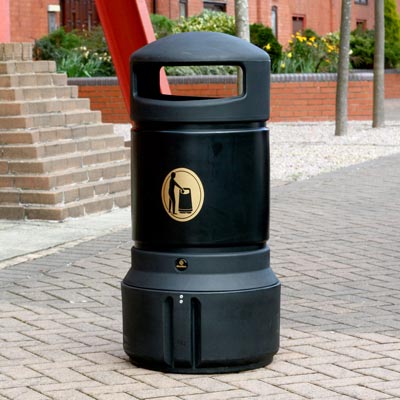 Mini Neopolitan™ Litter Bin by Glasdon