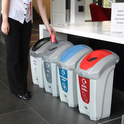 Commercial Kitchen Trash Cans and Food Court Waste Receptacles ...