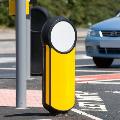 Rebound Signmaster™ Bollard by Glasdon