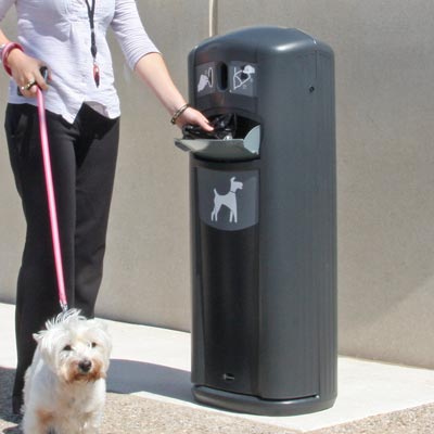 Retriever City™ Dog Waste Bin by Glasdon