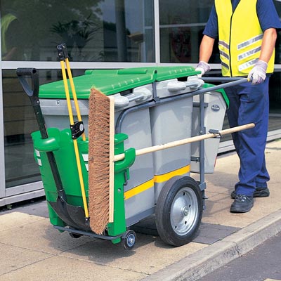 Double Space-Liner™ Orderly Barrow by Glasdon