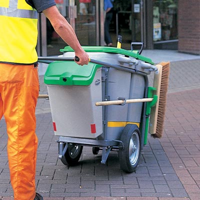Double Space-Liner™ Orderly Barrow by Glasdon