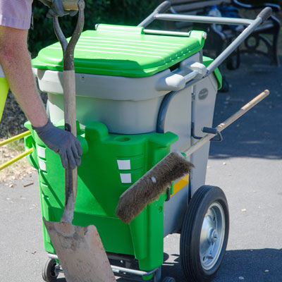 Single Space-Liner™ Orderly Barrow by Glasdon