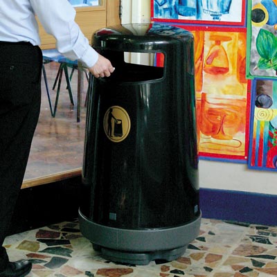 Topsy 2000™ Litter Bin by Glasdon