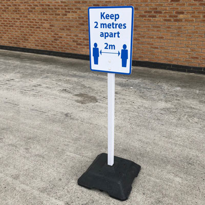 Advisor™ - Portable Free Standing Sign Post - Glasdon International