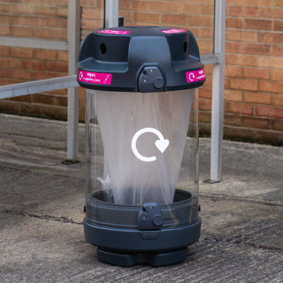 C-Thru™ 180 Vapes Recycling Bin - Glasdon UK