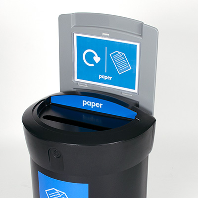 Small Paper Recycling Containers Wholesale Paper Dustbin Box For