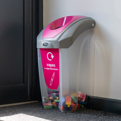 C-Thru Nexus® 30 Vape Recycling Container - Glasdon UK