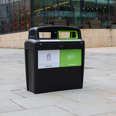 Nexus® Evolution City Duo Recycling Bin - Glasdon International
