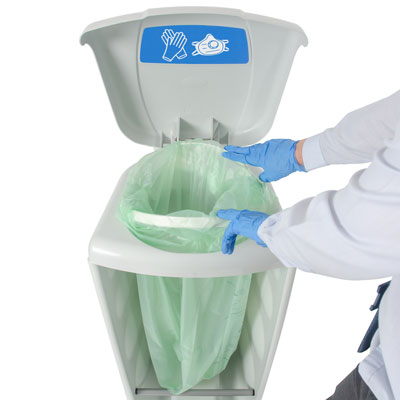Nexus® Shuttle PPE Waste Bin by Glasdon