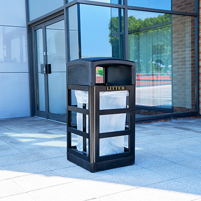 Origin® Aspect 110 Transparent Security Bin | Glasdon International