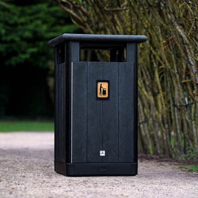 Origin™ Horizon 110 Litter Bin - Made with Recycled Materials | Glasdon ...
