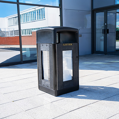 Origin™ Insight 110 Transparent Security Bin | Glasdon International