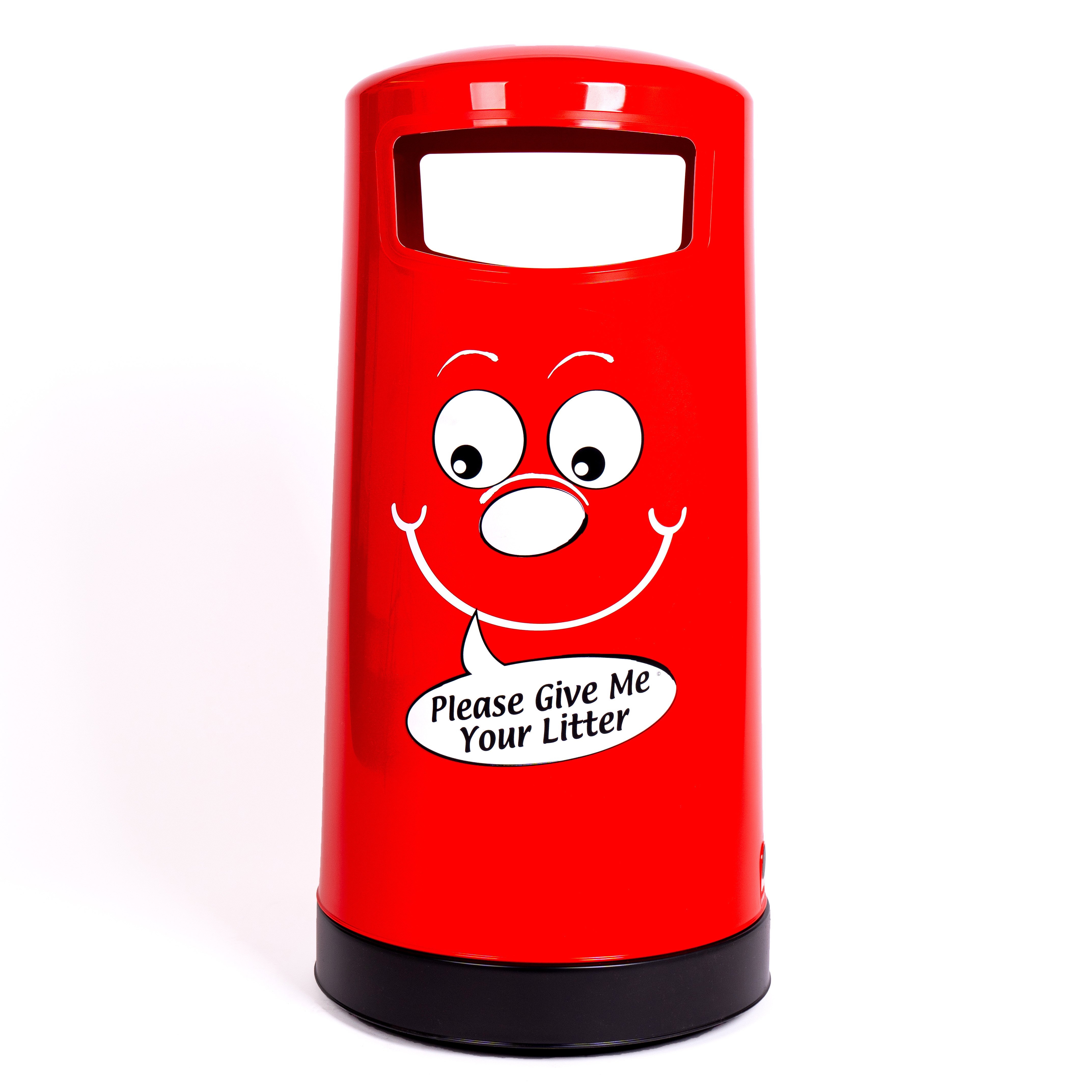 Topsy™ 65 Litter Bin with Billy Bin-it™ Symbol - Glasdon