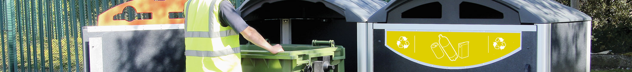 Recycling Bin Screens and Housings - Glasdon International
